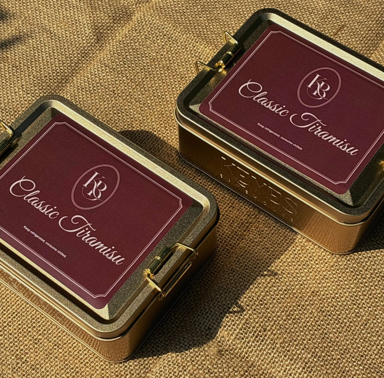 Large Classic Tiramisu (Metal Box) – Keyes Bakehouse Sdn Bhd